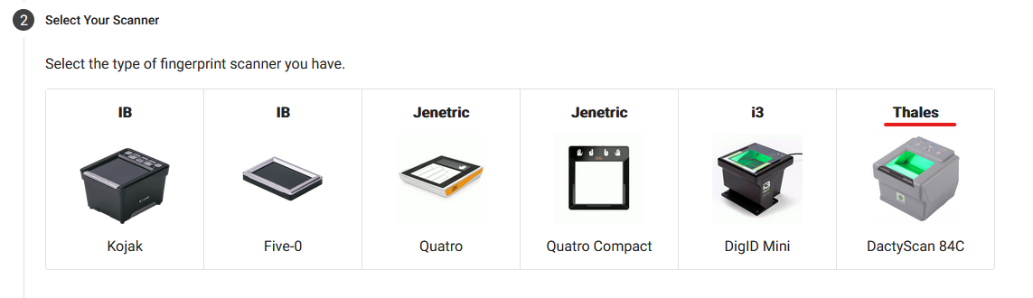 Installing and Updating the Device Libraries for Thales Scanners ...