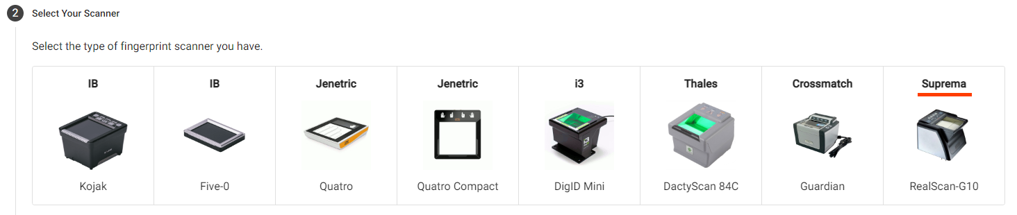 Installing and Updating the Device Libraries for Suprema Scanners ...