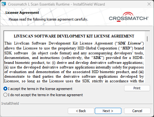 Installing and Updating the Device Libraries for Crossmatch Scanners ...