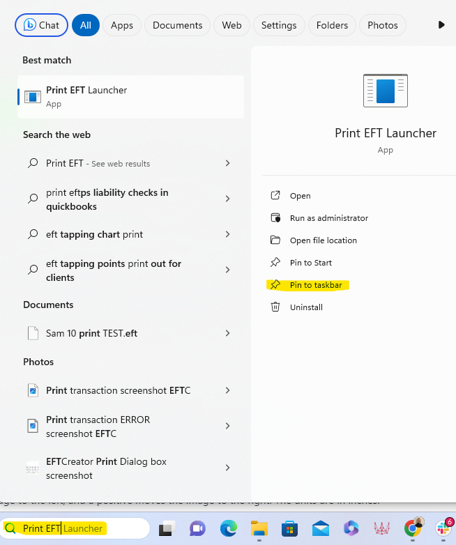 How to print an EFT file – EFTCreator